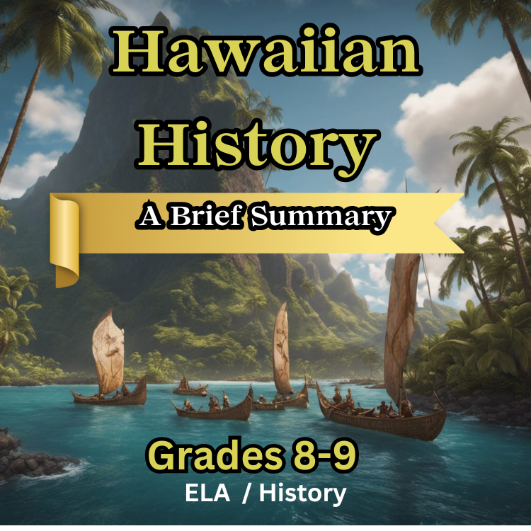 Reading Comprehension Strategies Lesson Grades 8-9 Hawaiian History ...
