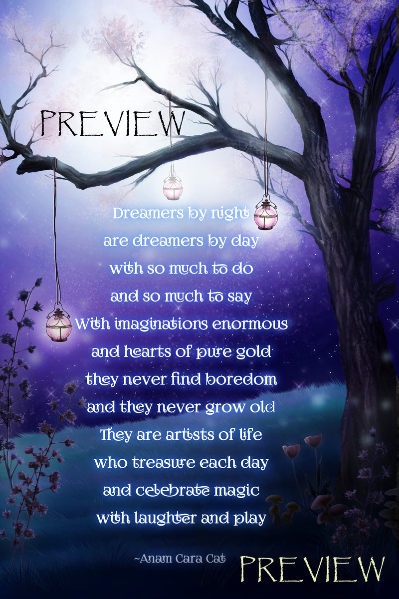 Dreamers Inspirational Printable Poster | 12 x 18 | Full Color | Print ...