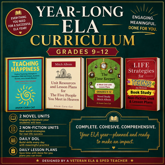Life Skills, ELA, and SEL Teacher Resources | Lesson Plans, Unit Plans ...