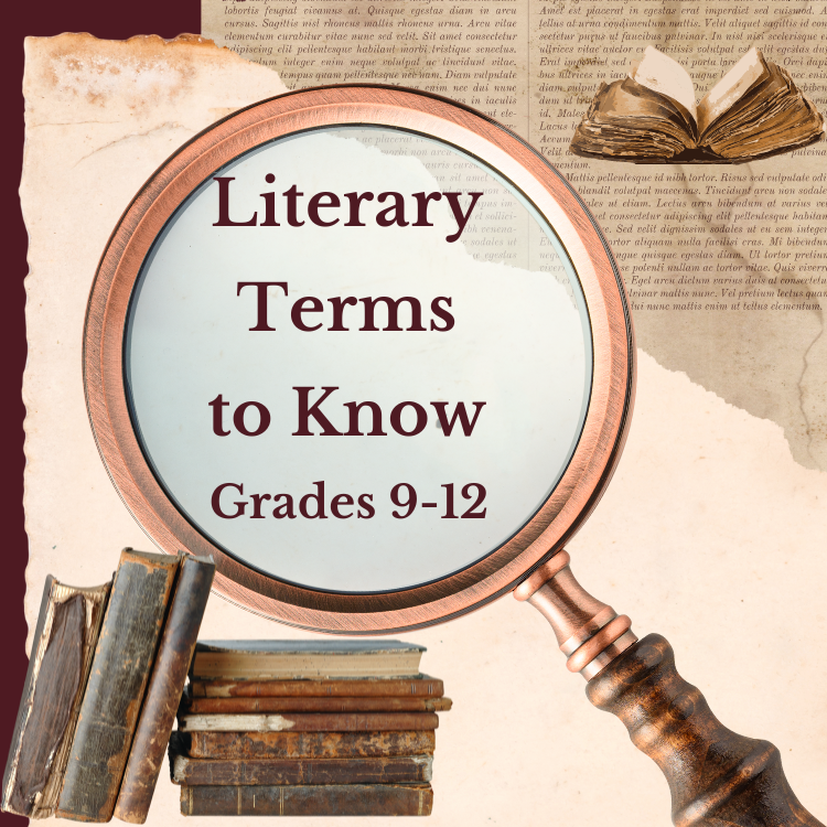 Literary Terms to Know Pre-Assessment Literary Texts and Informational ...